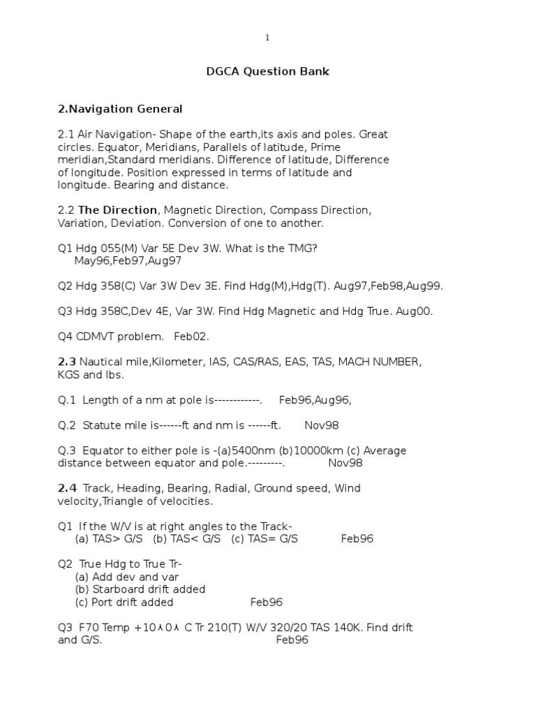 Question Bank | PDF | Radio Propagation | Navigation