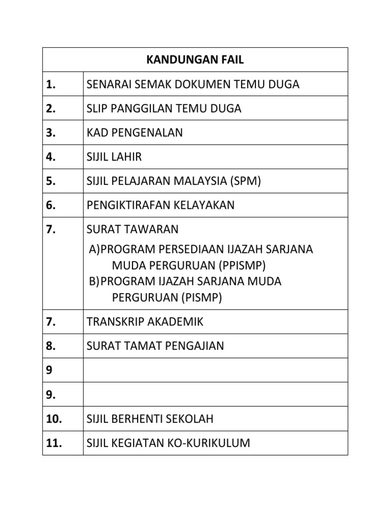 Divider File Interview SPP | PDF