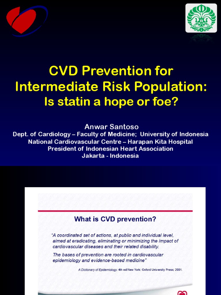 CVD Prevention | PDF | Cardiovascular Diseases | Statin