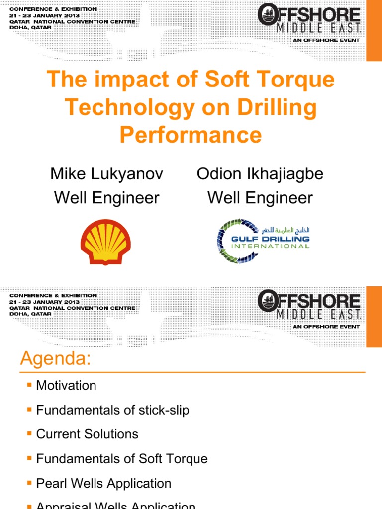 Soft Torque System - Offshore Middle East (Presentation) - OME 112 PDF ...