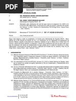 Informe de Observaciones Al Expediente Tecnico | PDF | Economias