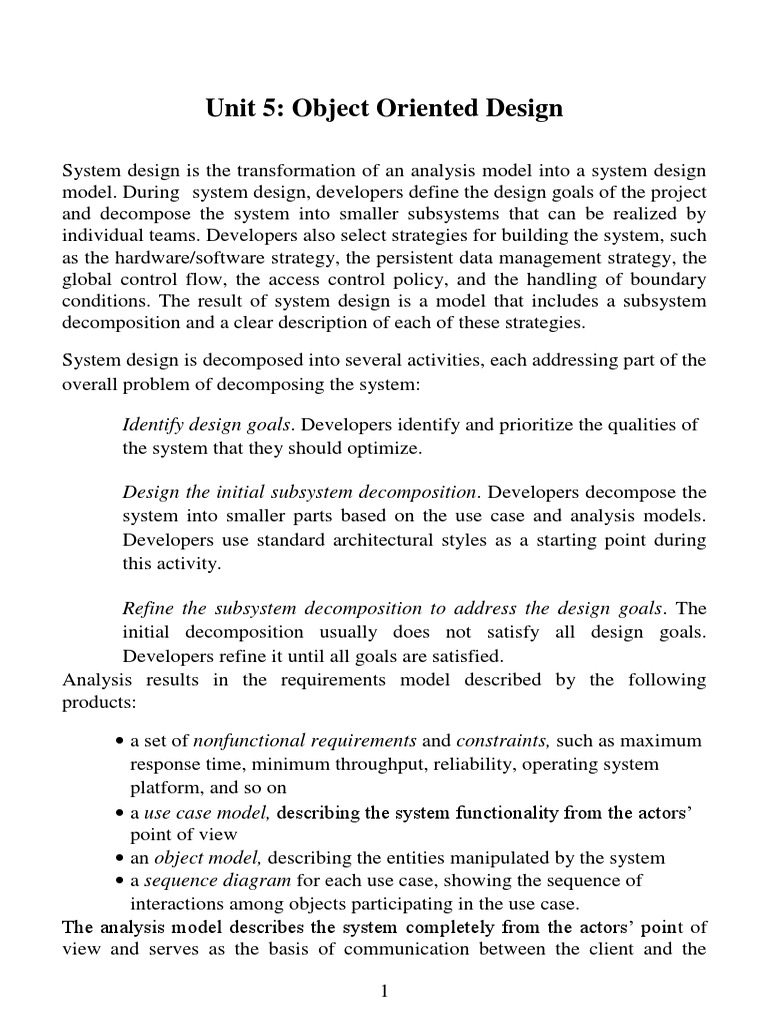 Object Oriented Design Pdf Inheritance Object Oriented Programming Object Oriented