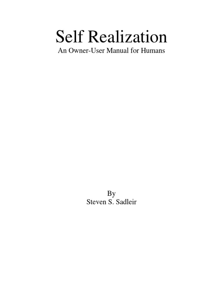 02 Self Realization Chapter 1 | PDF | Brain | Atoms