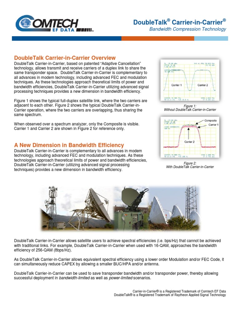 DoubleTalk Carrier in Carrier Acceptance & Overview | PDF ...