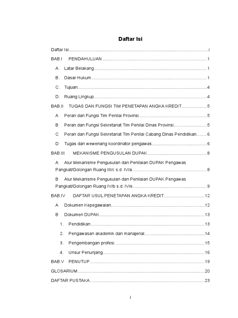 Petunjuk Teknis DUPAK Pengawas 2019 Revisi 1 | PDF