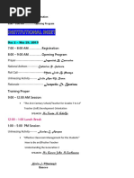 Sample-Class Program and Teachers Program | PDF | Educational ...