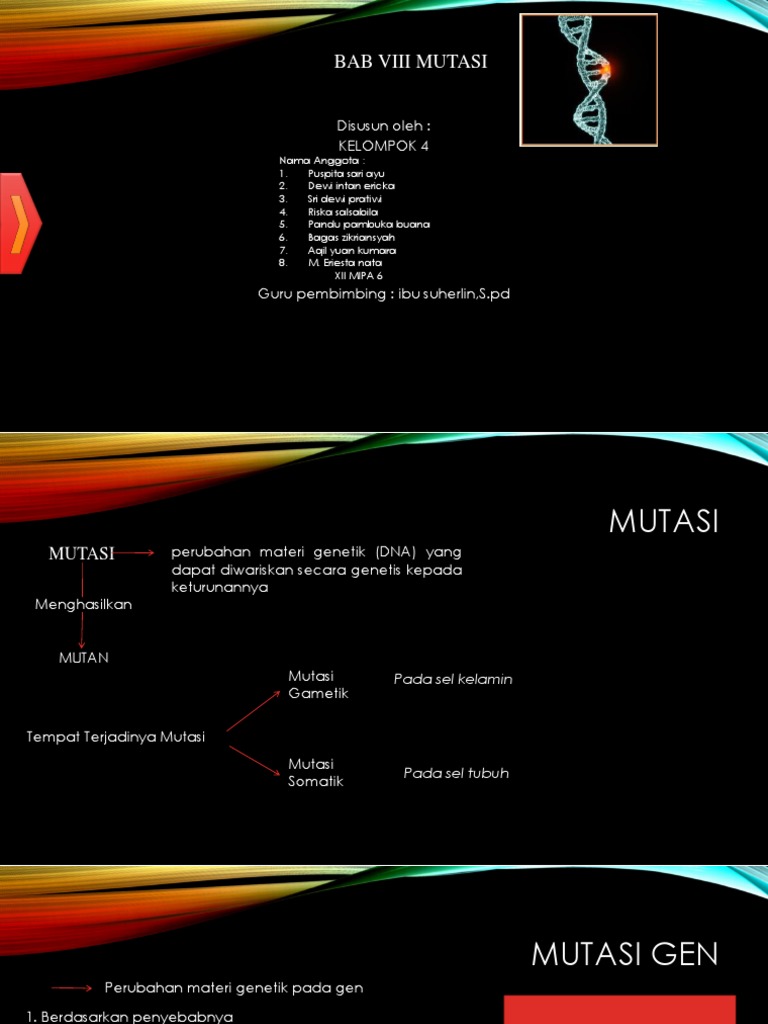 Mutasi Gen | PDF