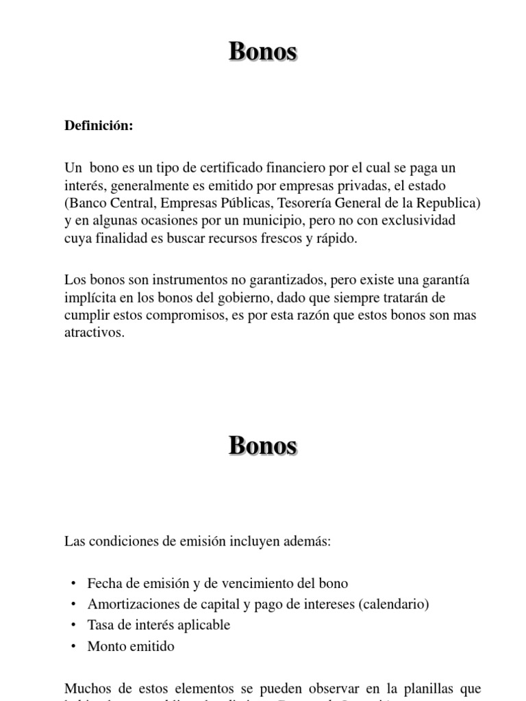 Guía Completa sobre Bonos Financieros | PDF | Bonos corporativos | Interés
