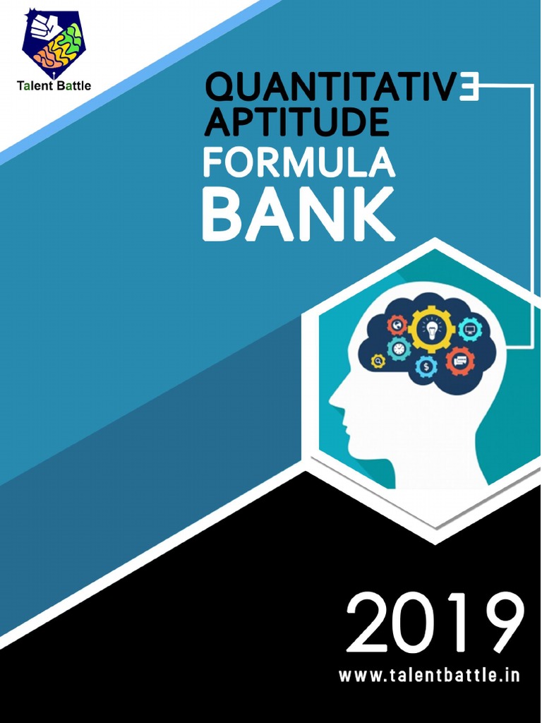 Talent Battle Quant Formula Bank | PDF | Area | Prices