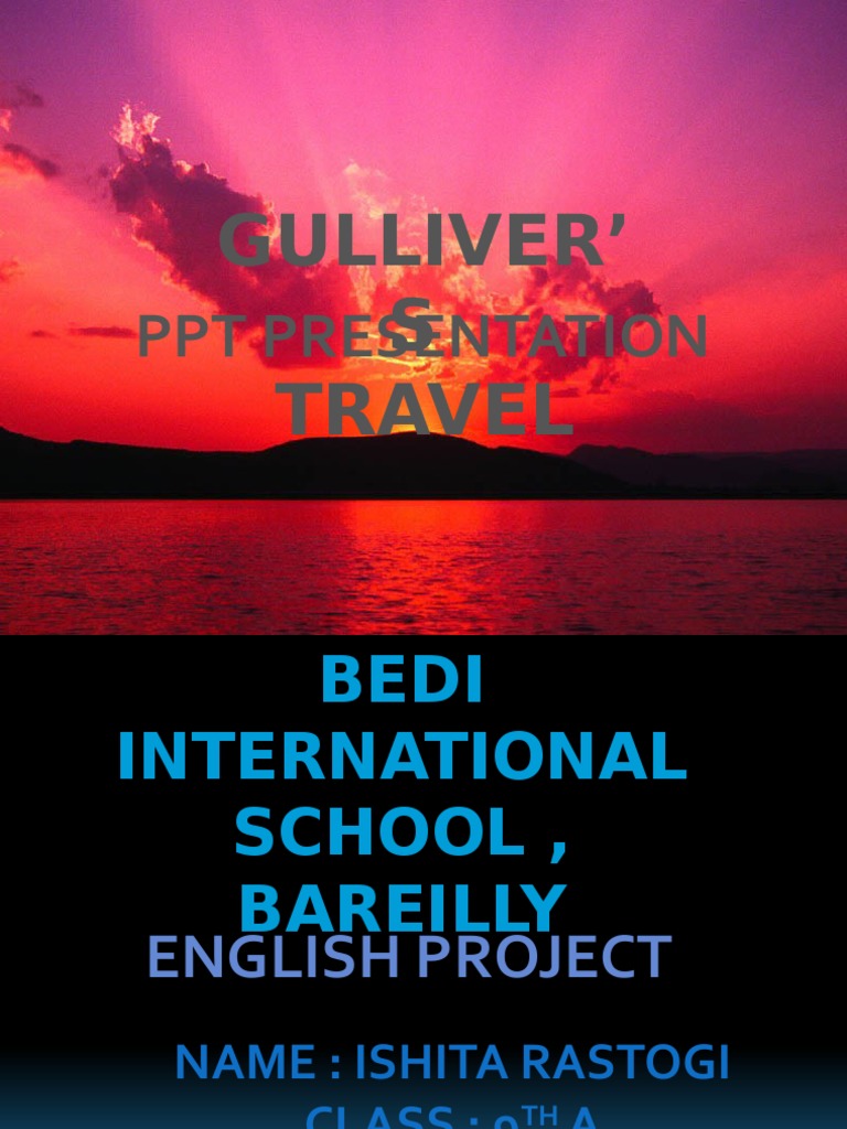 Gulliver' S Travel: PPT Presentation | PDF | Jonathan Swift