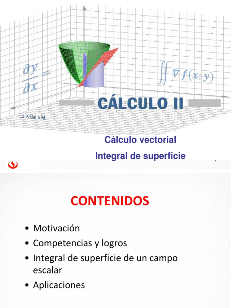 Integrales de Superficie de Campos - Escalares | PDF | Vector Euclidiano | Integral