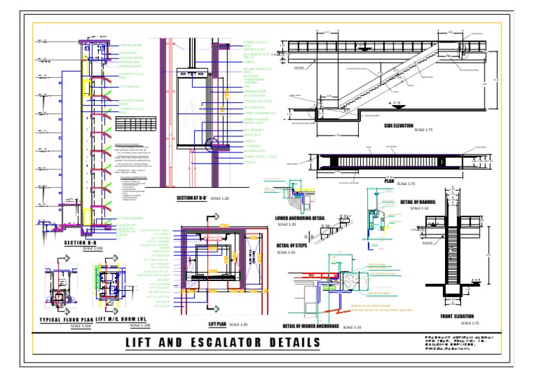 Lift N Escalator | PDF | Elevator | Structural Engineering