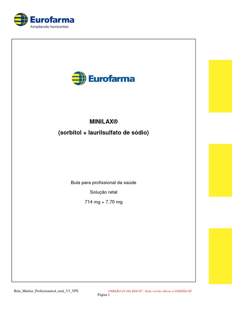 Bula Minilax | PDF | Gravidez | Medicina Clínica