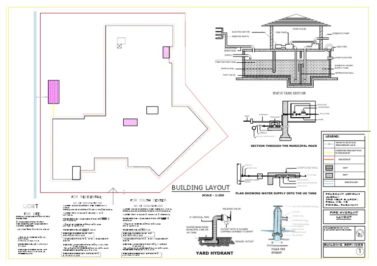 Building Layout: Yard Hydrant | PDF | Building Engineering | Chemical ...