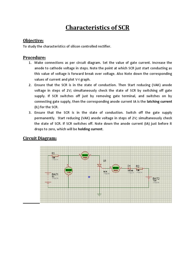 Silicon Controlled Rectifier | PDF | Power Electronics | Electricity