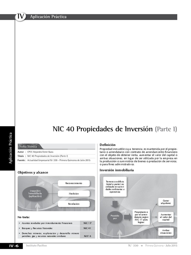 Nic 40 Caso I Parte | PDF | normas internacionales de INFORMACION ...
