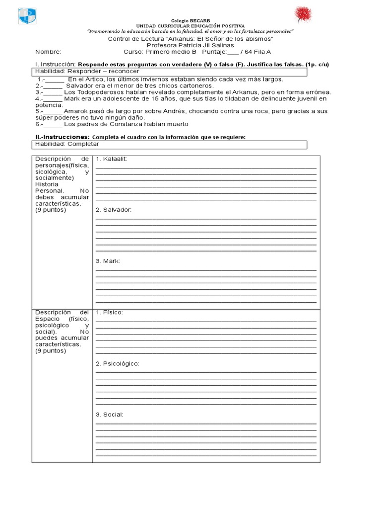 Arkanus A | PDF | Educación avanzada