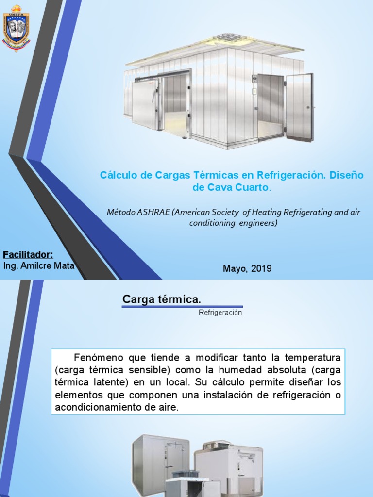 Cálculo de Cargas Térmicas en Refrigeración | PDF | Refrigeración ...