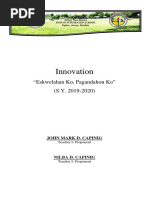 DepEd Format of A Project Proposal For Innovation in Schools | PDF ...