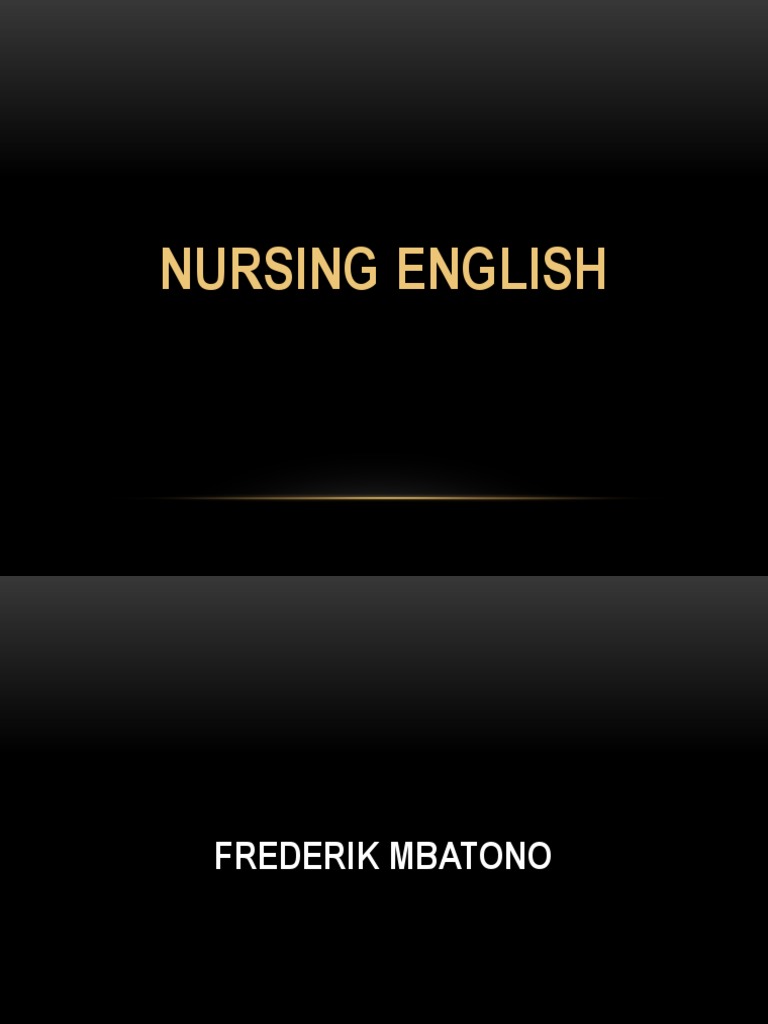 Nursing Terminology | PDF | Medical Specialties | Medicine