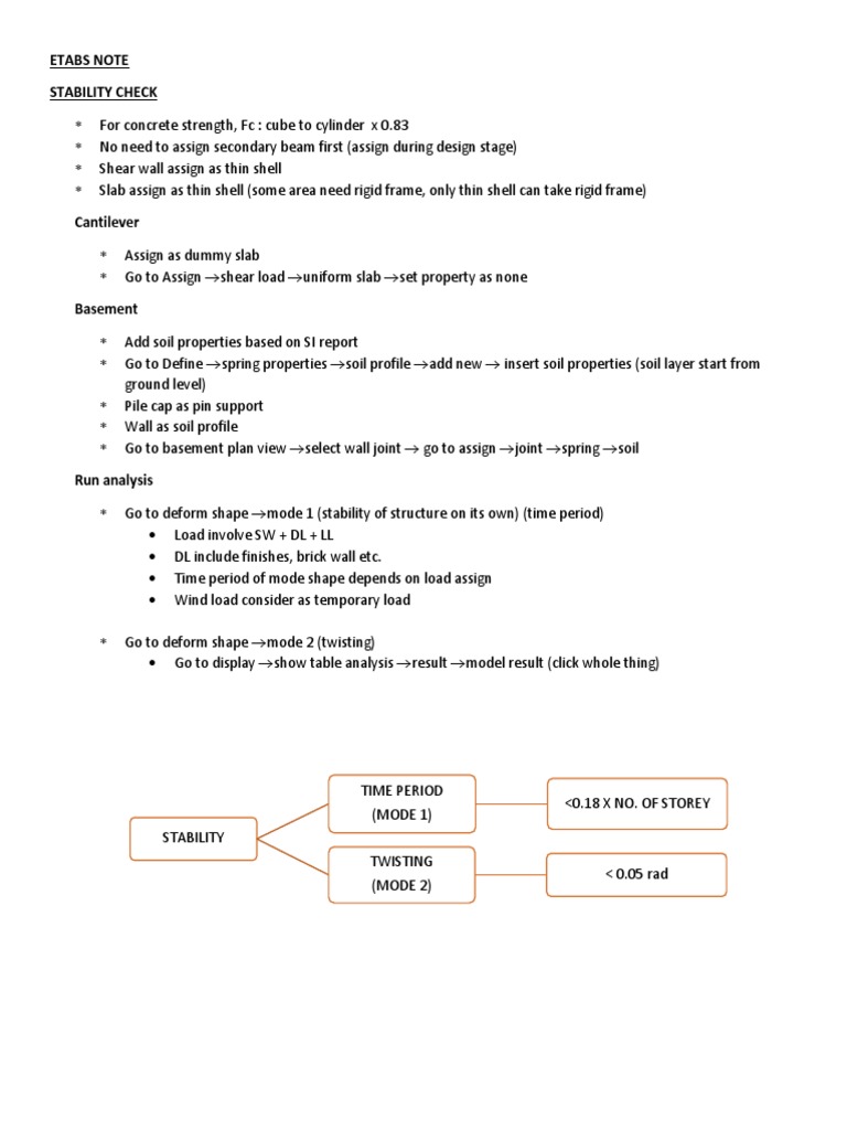 A Guide to Structural Stability Checks and Design in ETABS: Key ...