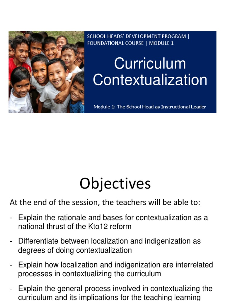 Slac - Contextualization | PDF | Curriculum | Neuropsychological Assessment