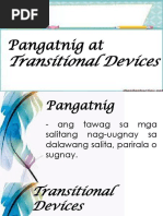 Mga Transitional Devices Sa Filipino | PDF