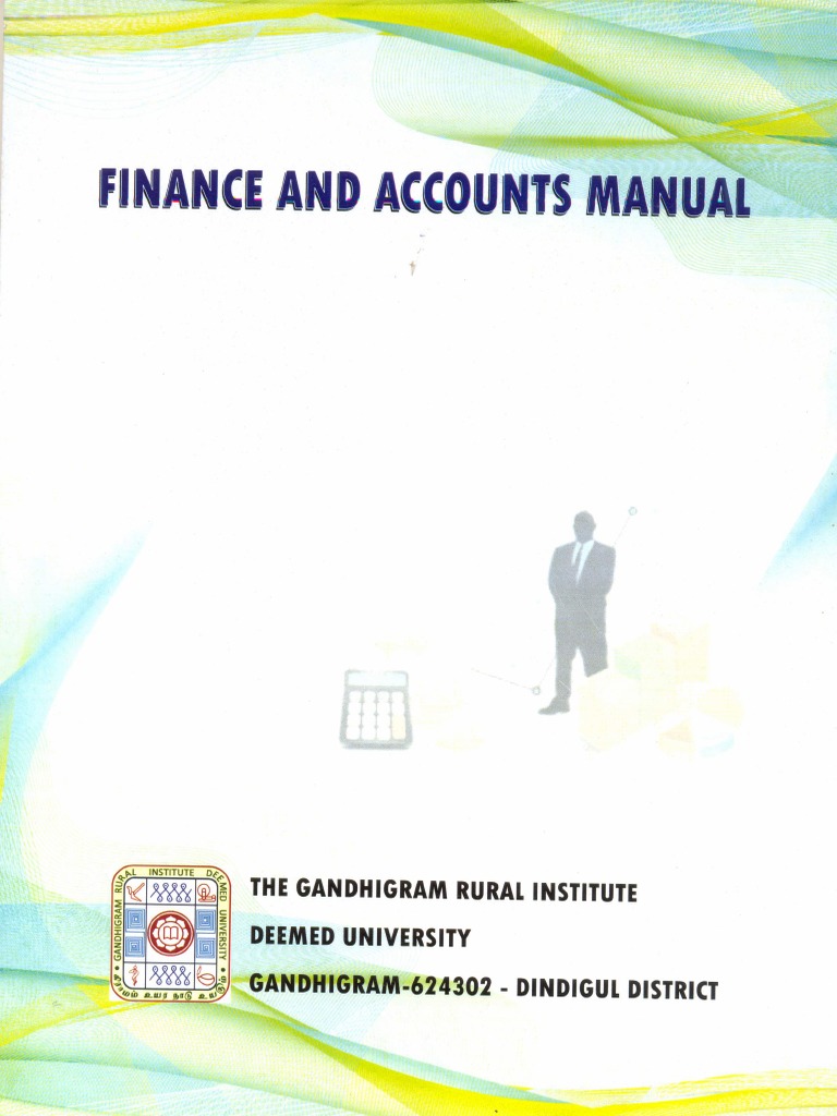 FInance and Accounts Manual | PDF | Bookkeeping | Debits And Credits