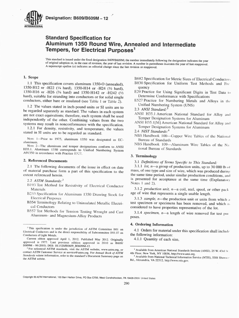 Astm B609 12 PDF | PDF