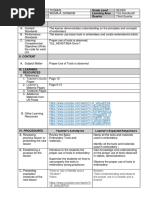 7es New DLL Grade 9 Science | PDF | Circulatory System | Teachers