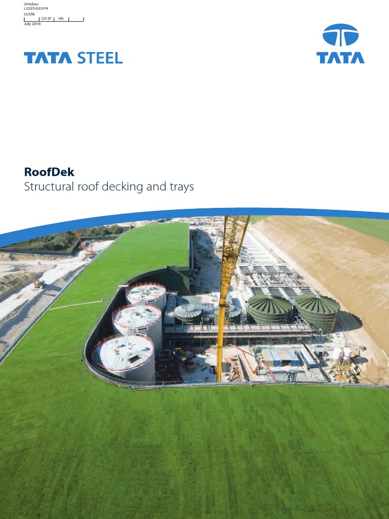RoofDek Structural Roof Decking and Trays Brochure | PDF | Sheet Metal ...