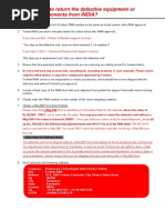 Cisco RMA Return Procedures for India | PDF | Packaging And Labeling ...