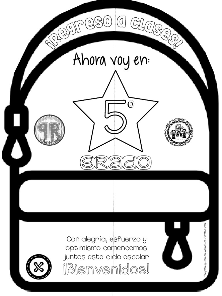 Lapbook Regreso a Clases 5to