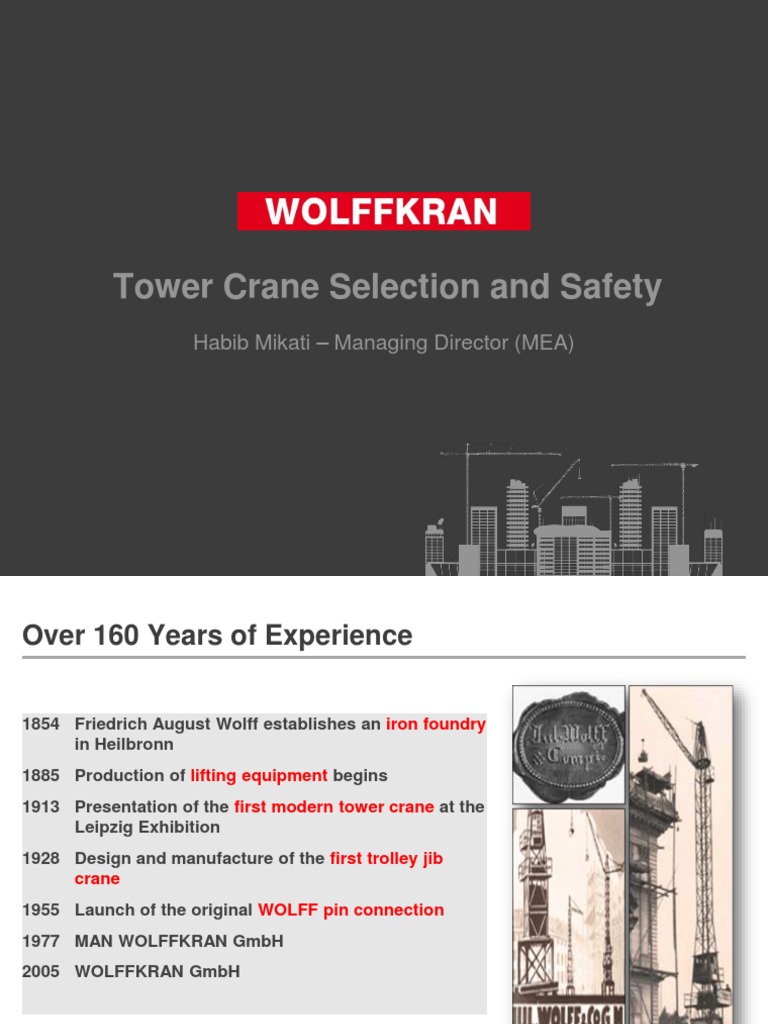 Tower Crane Selection and Safety. | PDF | Crane (Machine) | Rope