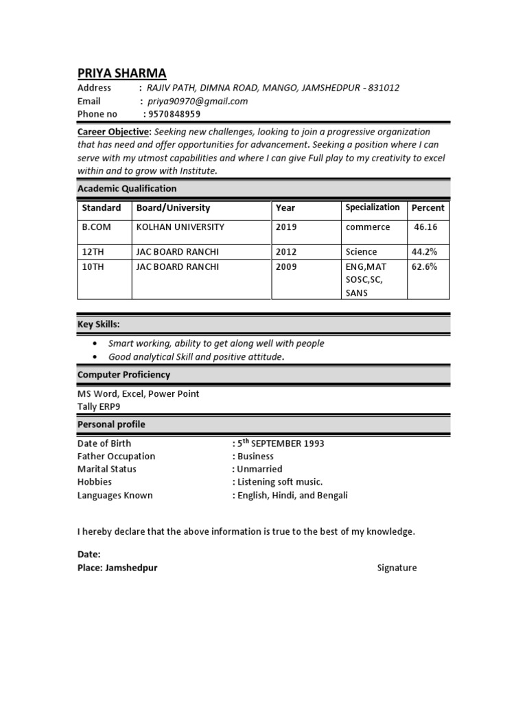 Age Declaration Form Pdf