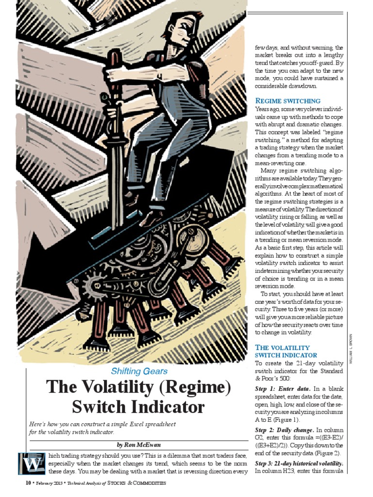 Constructing a Volatility Switch Indicator | PDF | Volatility (Finance ...