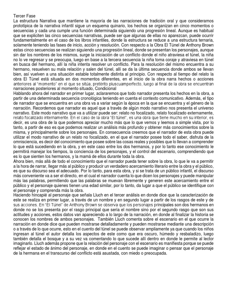 Tercer Fase Gemma Lluch | PDF | Narrativa | Narración