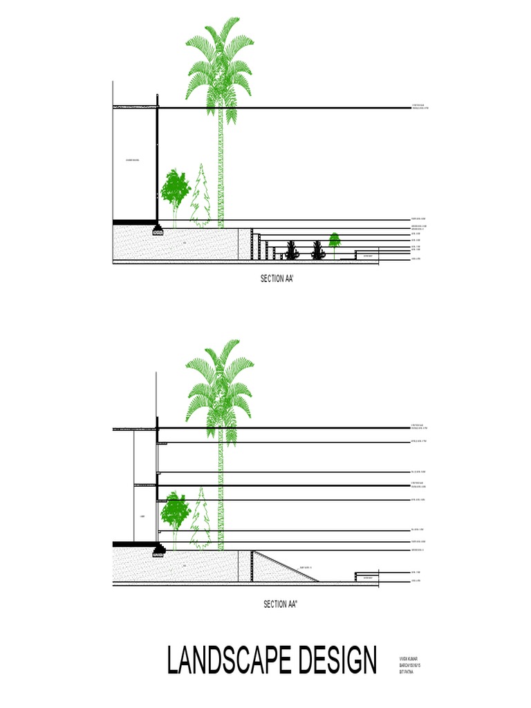 Landscape Design: Section Aa' | PDF | Nature