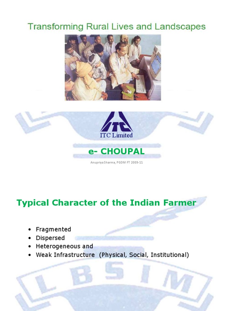 E-Choupal: ITC Limited | PDF | Business | Economies