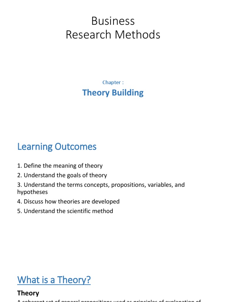 BRM Chap 2 | PDF | Theory | Hypothesis