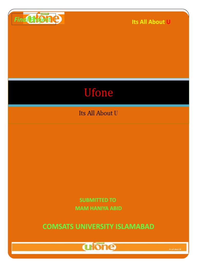 Ufone Management Project Hilal | PDF | Marketing | Advertising