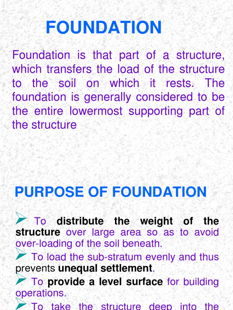 Types and Classifications of Foundations | PDF | Deep Foundation ...