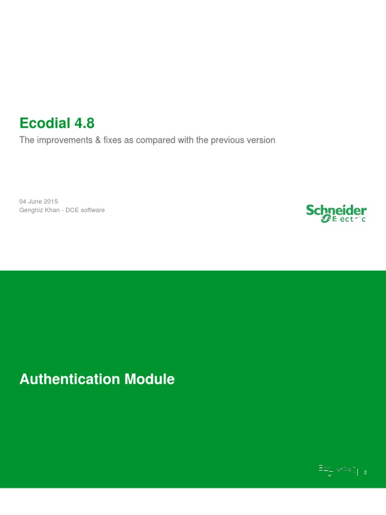 Ecodial 4.8: The Improvements & Fixes As Compared With The Previous ...