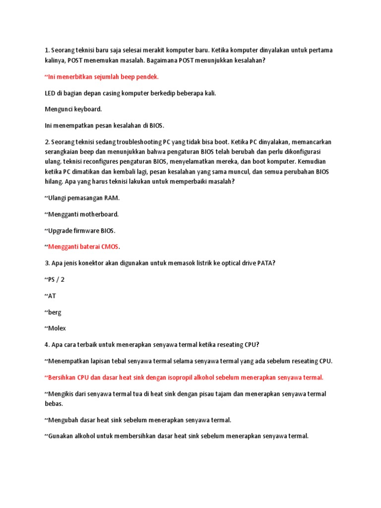 Latihan UTS Siskom | PDF