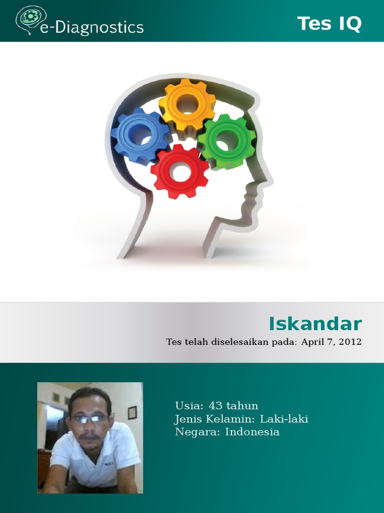 Detailed Report of Your IQ Test PDF | PDF