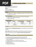CV of Arsalan | PDF | Civil Engineering | Engineering