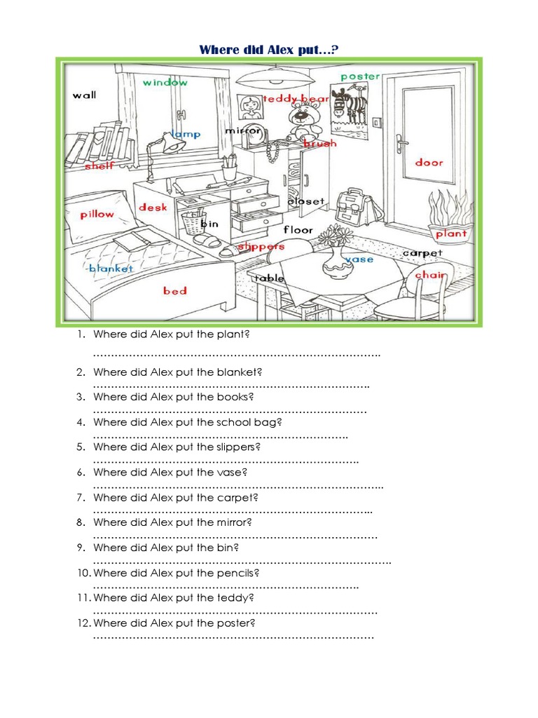 Alex's Item Placement Guide | PDF | Home & Garden