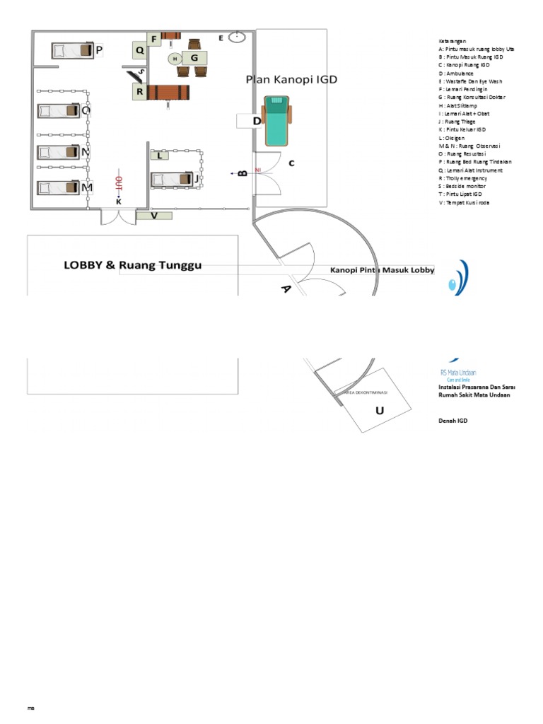Denah IGD Rumah Sakit Mata Undaan | PDF