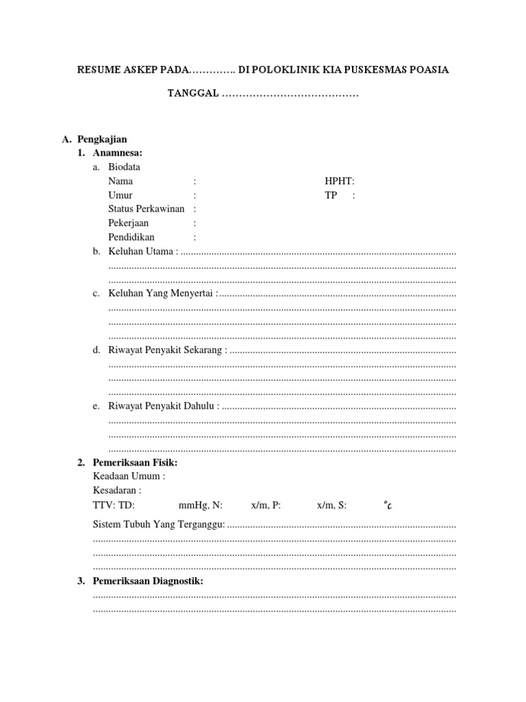 Resume Askep Anc | PDF