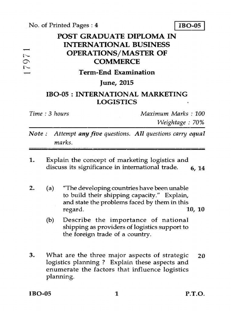 Ibo 05 | PDF | Cargo | Logistics